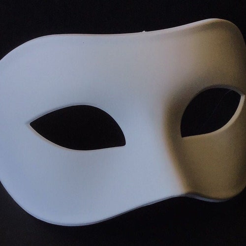 DIY Masquerade Masks White DIY Mask Blank Mask Base Bulk - Etsy