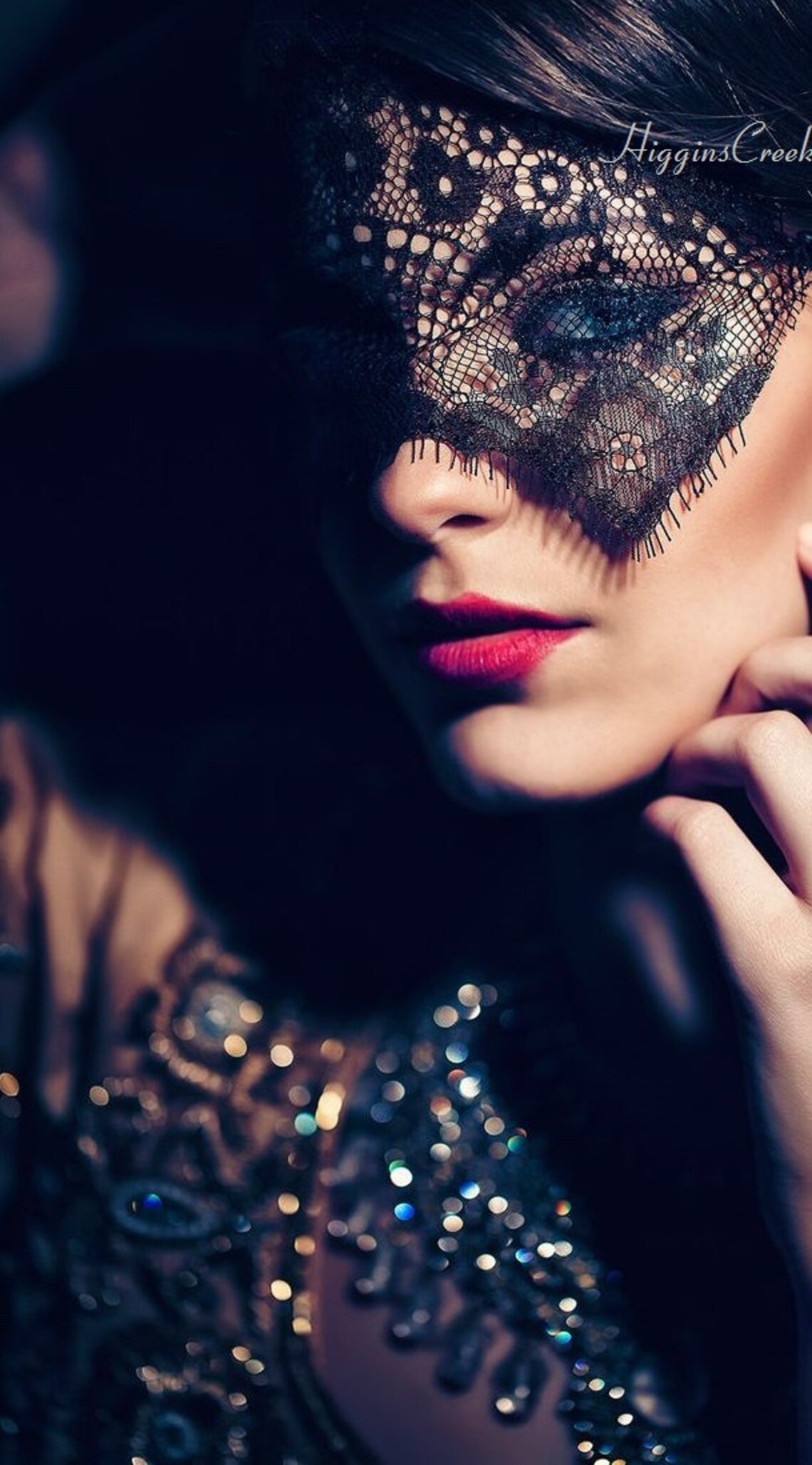 Lace Blindfold Mask: Masquerade, Boudoir Lingerie Accessory - Etsy