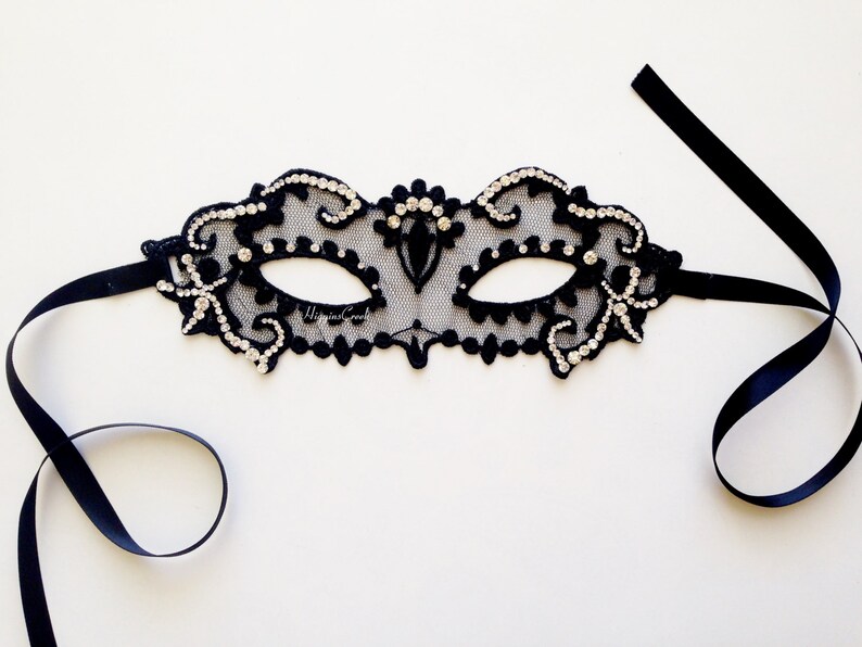 Sexy Lace Mask Masquerade Mask Black Lace Mask Sexy Etsy