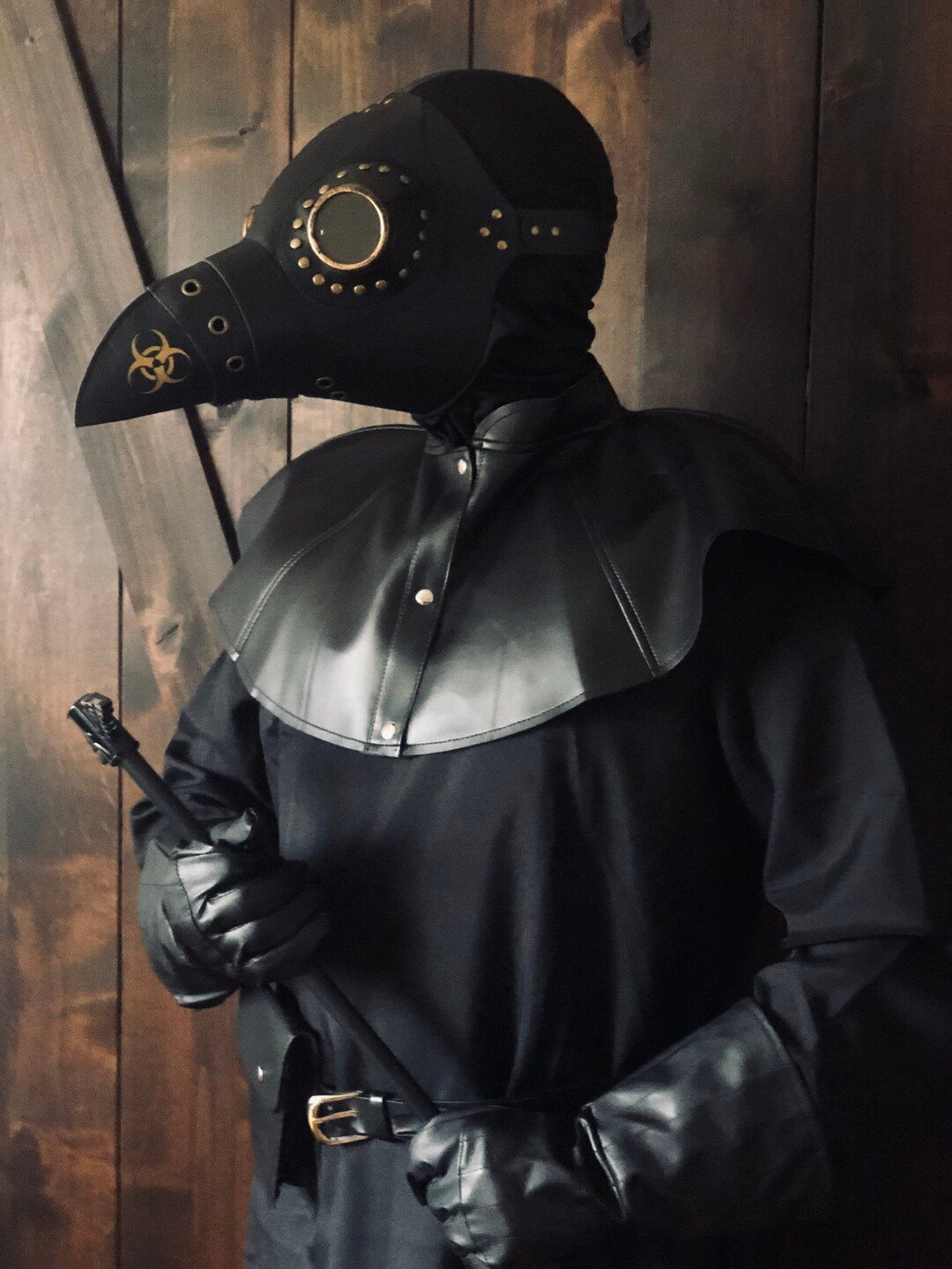 Halloween Costume Plague Doctor ROBE Plague Doctor STAFF - Etsy Australia