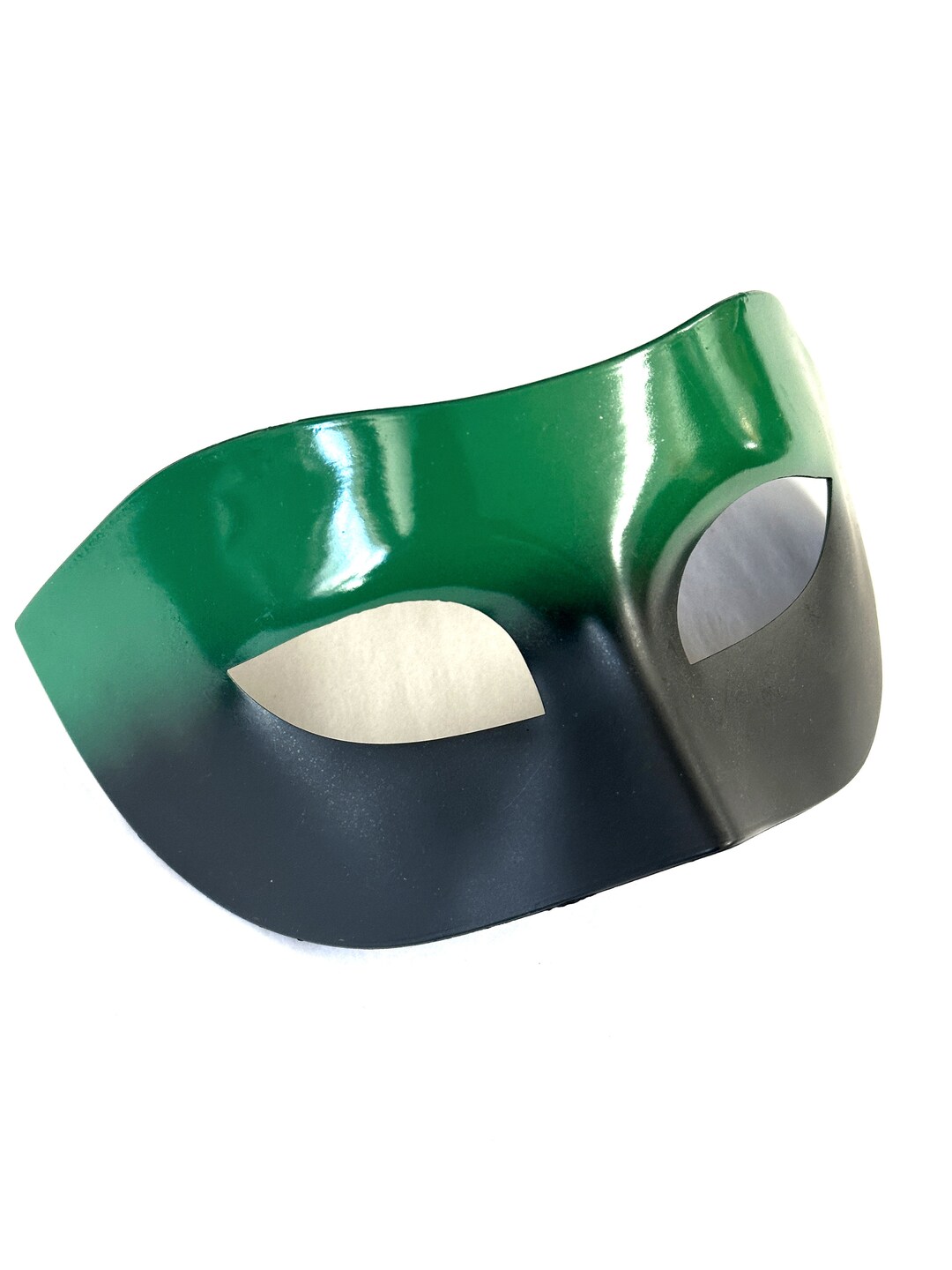 Emerald Men's Masquerade Mask Green Black Ombre Masquerade Party ...