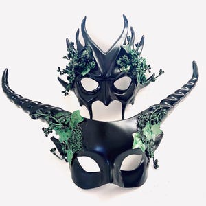 Mens Green Goblin Masquerade Mask Forest Creature Mask, Labyrinth Masks ...
