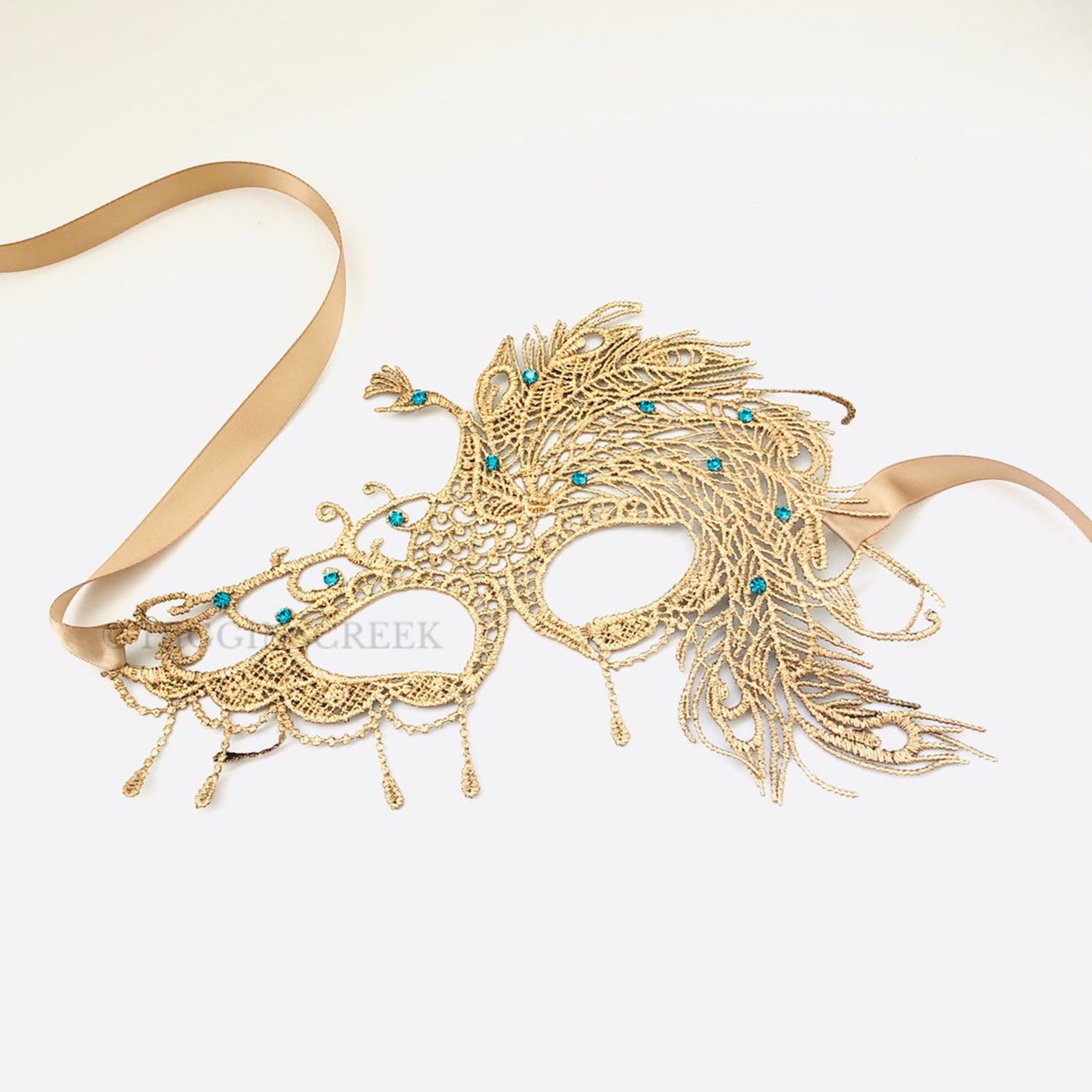 Peacock Masquerade Mask Peacock Bridemaid Dress Mask Women - Etsy