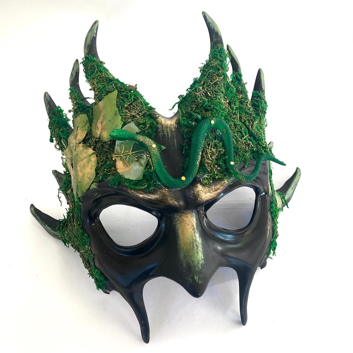 Forest Minotaur Masquerade Mask Mask With Horn Woodland - Etsy