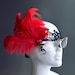 Masquerade Mask for Eyeglasses White Feather Mask Eye Glass Masks Adult ...