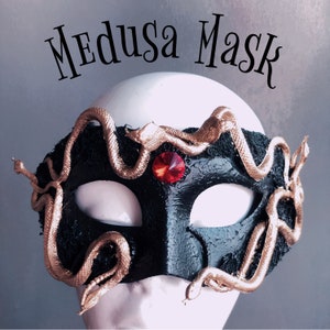 Medusa Costume Snake Mask Animal Mask Halloween Mask, Medusa Costume ...