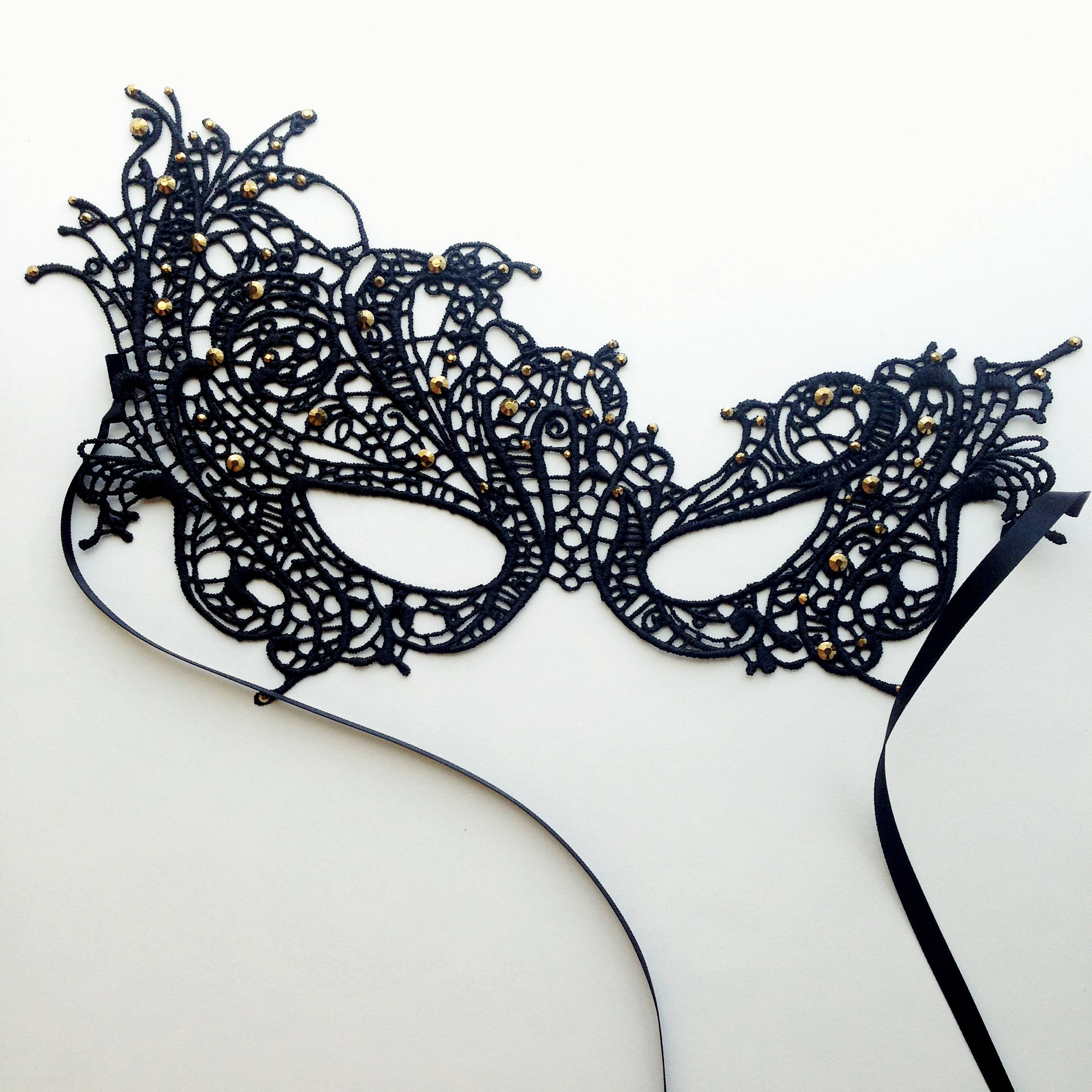 Navy Blue Masquerade Mask Women's Mardi Gras Mask Blue | Etsy