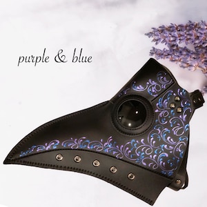White Plague Doctor Mask Pink Filigree Plague Mask for Women and Men ...