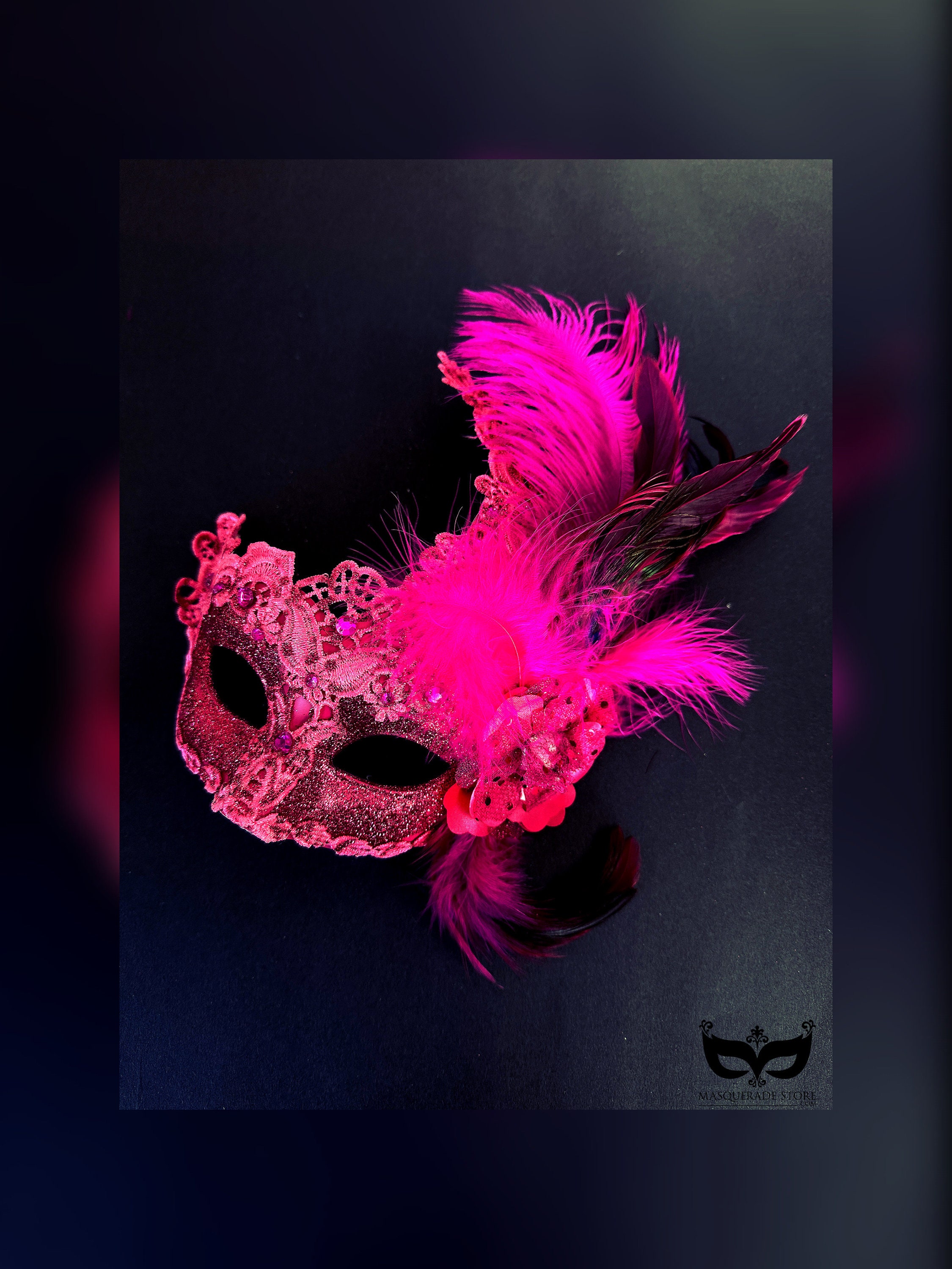 Blue Mardi Gras Mask, Masquerade Party Mask, Masquerade Ball, Gala Mask ...