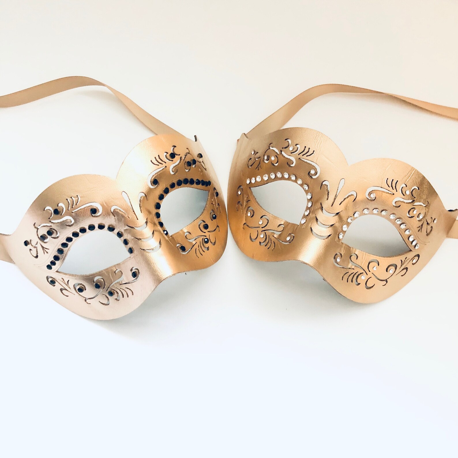 Pink Leather Mask Leather Black Mask Faux Leather Mask Unisex - Etsy