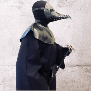 Halloween Plague Doctor Robe Mask Costume Plague Doctor Cloak Robe ...