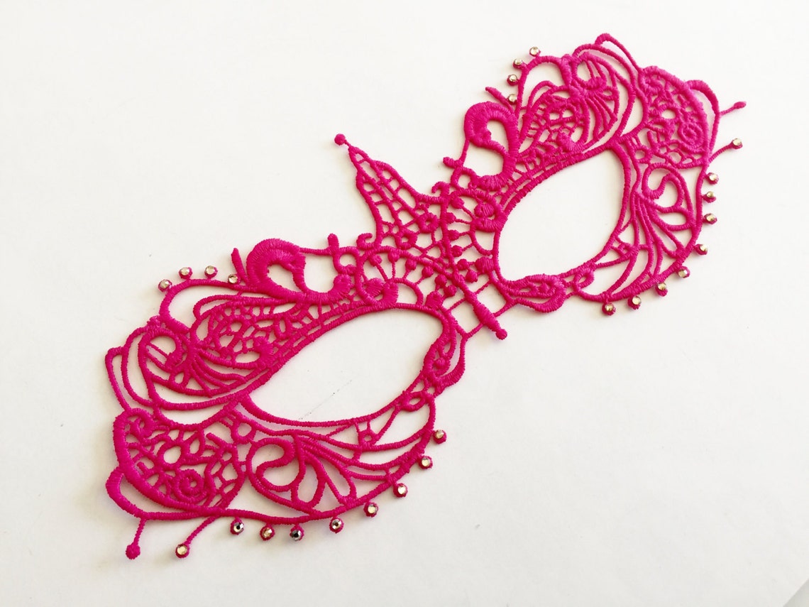 Kids Girls Masquerade Mask Pink Children's Masquerade - Etsy
