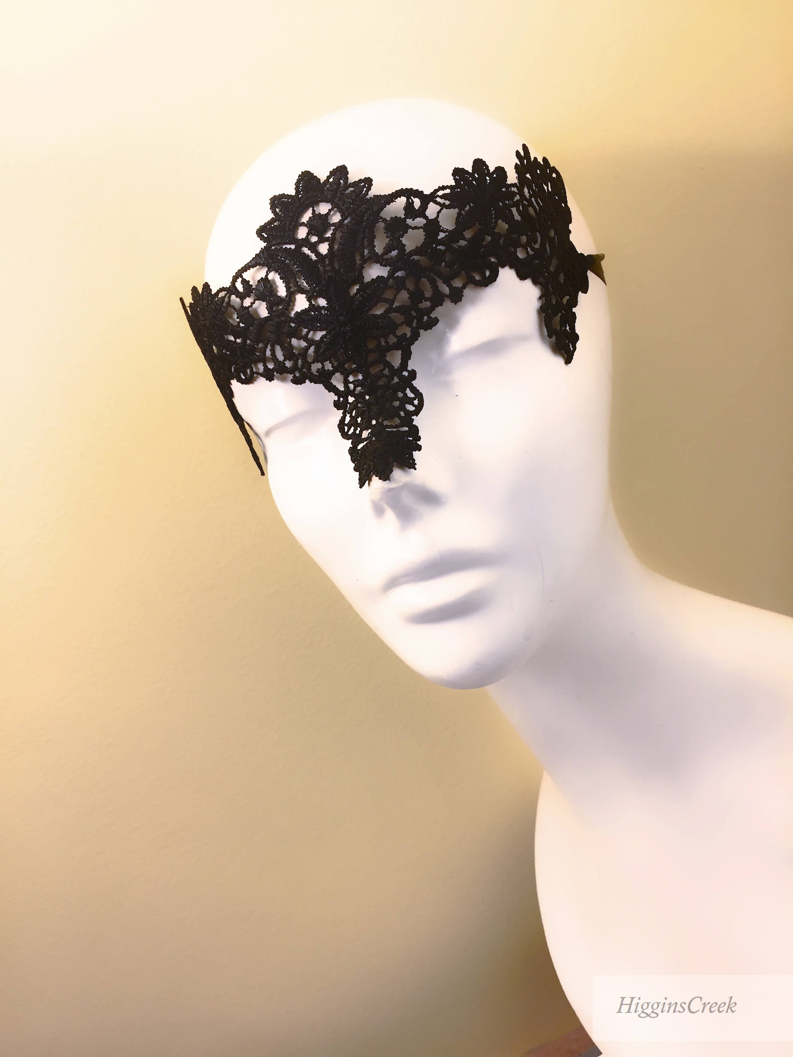 Eyeglass Masquerade Mask - Womens Black Lace - Etsy