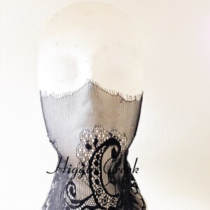 Black Lingerie Lace Mask, Lace Blindfold Masks, Face Mask With Lace ...