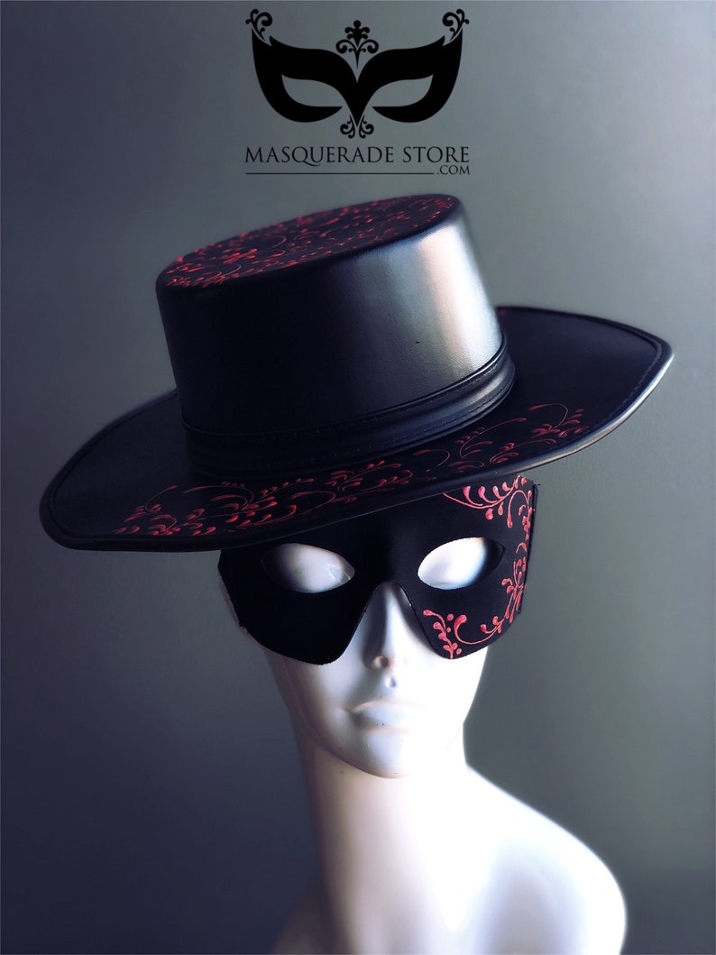 Zorro Wolf Mask Horseman Cowboy Bandits Masked Bandit Costume - Etsy