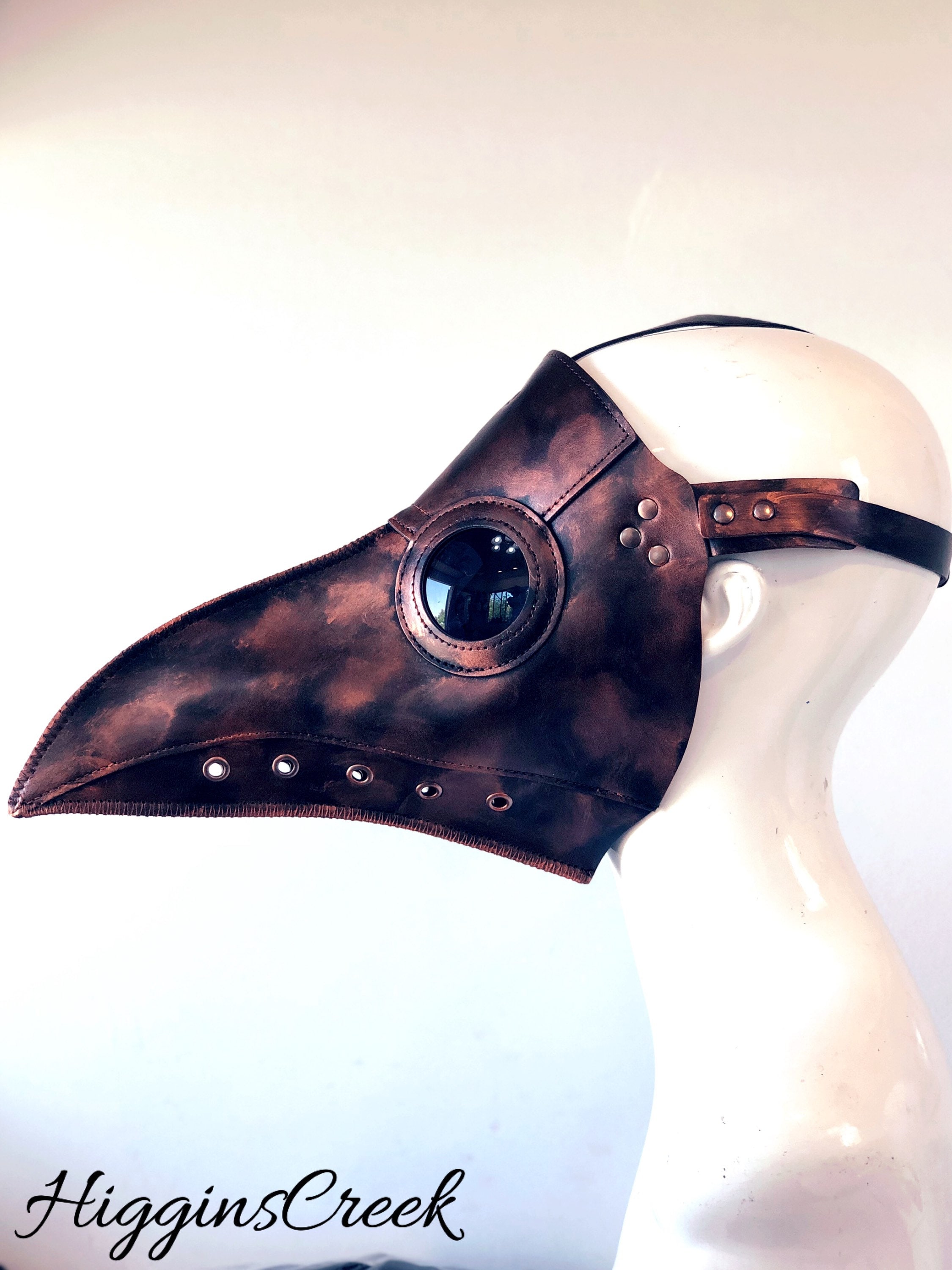 Cosplay Plague Doctor Mask Copper Animal Bird Beak Mask - Etsy