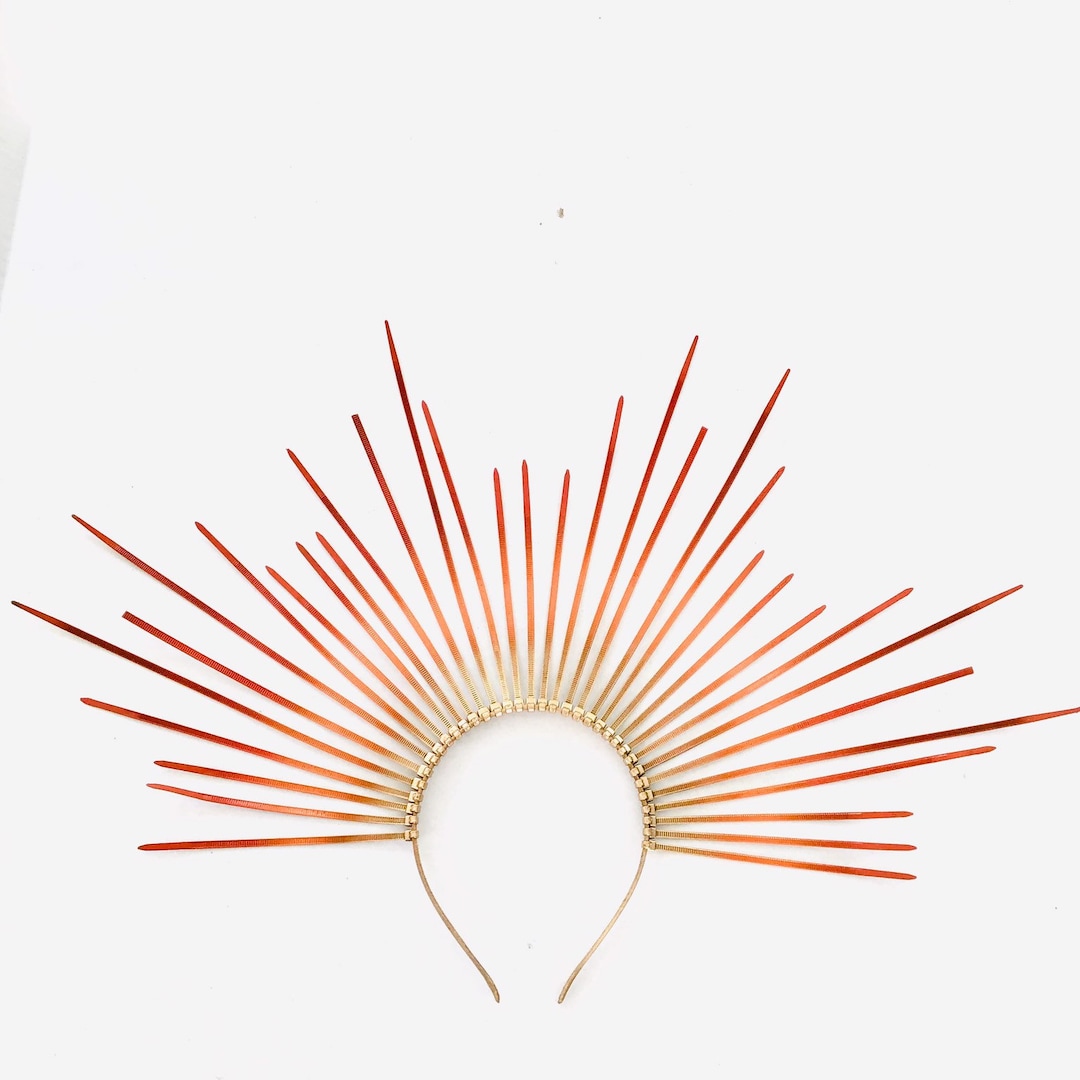 Women's Sunburst Crown, Saint Headpiece, Heavenly Bodies Headdress ...