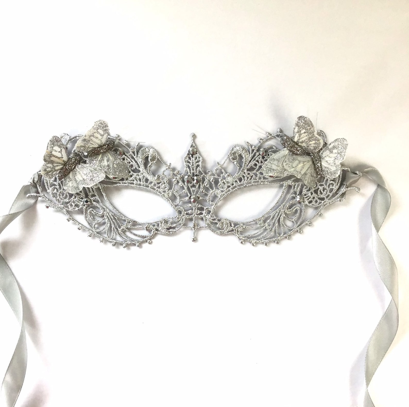 Women Lace Mask L Pastel Green Butterfly Mask Women L Festival | Etsy