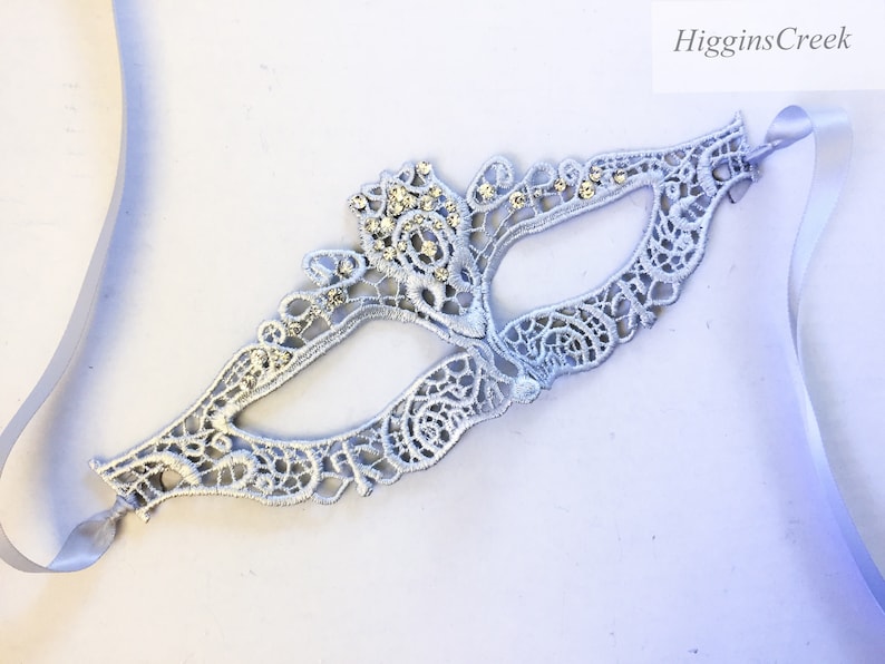Silver Prom Costume Mask Silver Masquerade Prom Masks Silver - Etsy