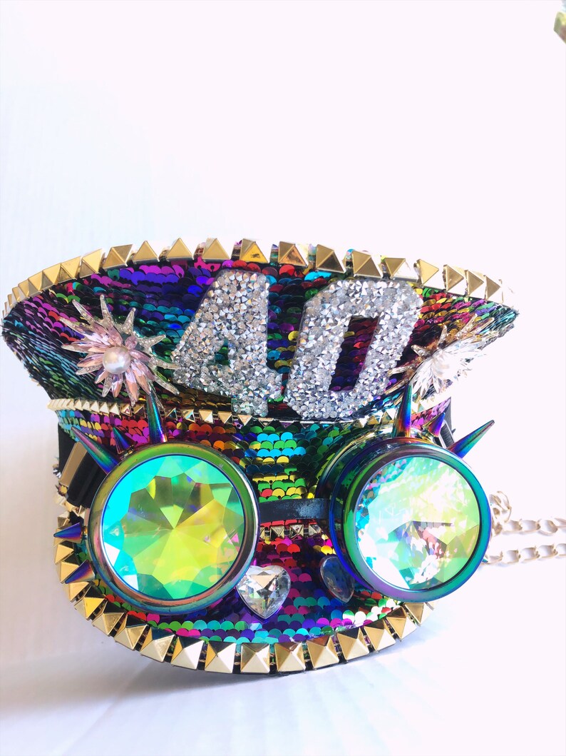 Birthday Captains Hat ANY NUMBER Rave Captain Hat Gift Idea - Etsy