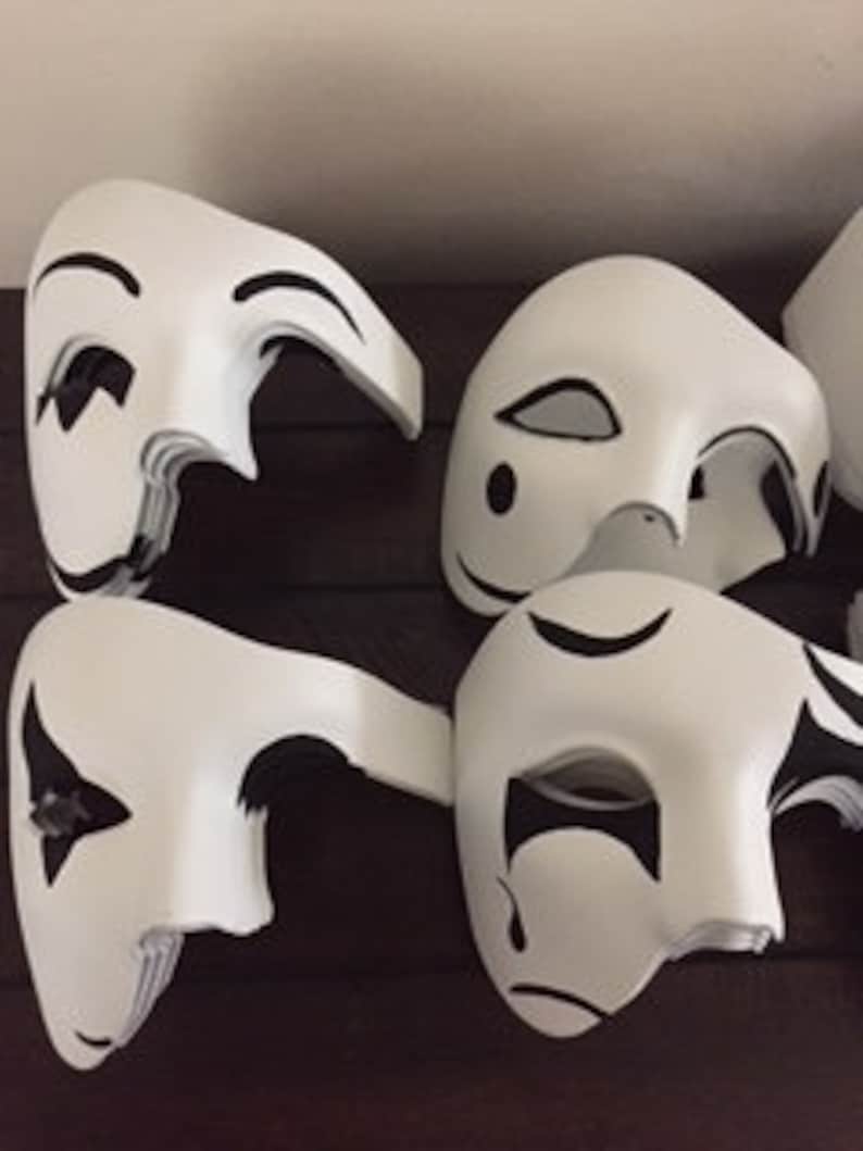 Customized Mime Masks Clown Mask Mime make up masks | Etsy