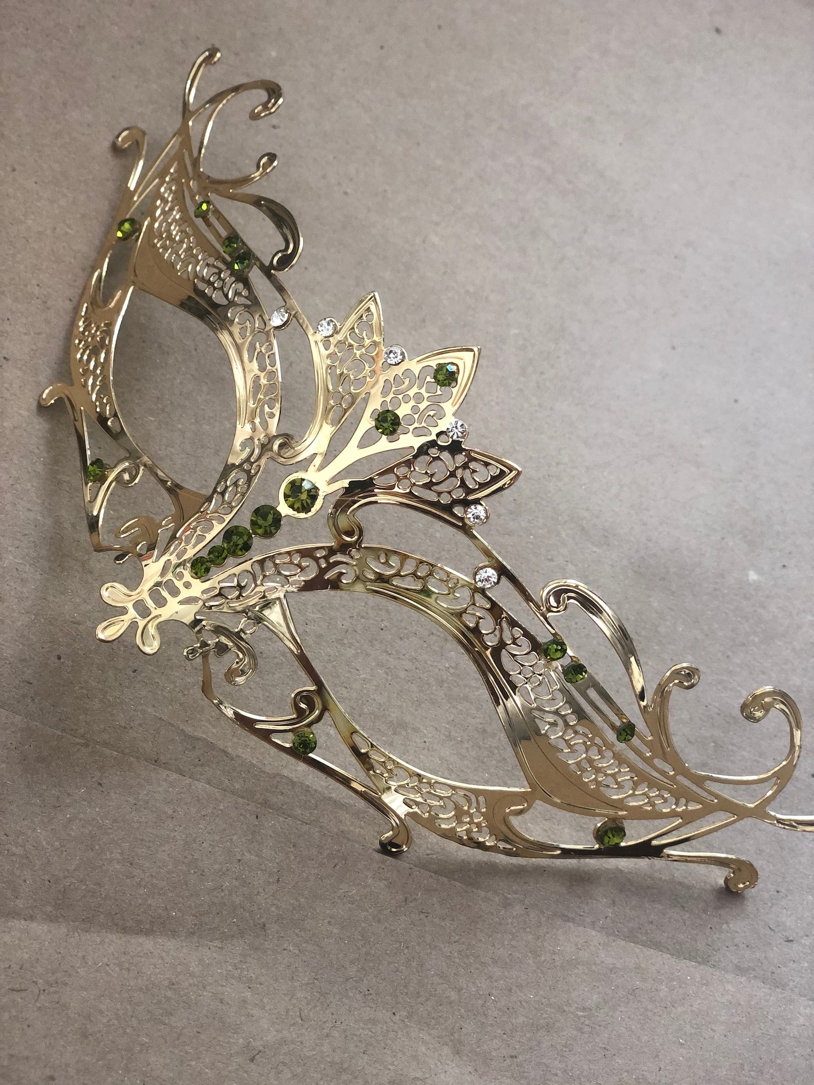 Silver Masquerade Mask Metal Venetian Mask Mardi Gras Mask - Etsy