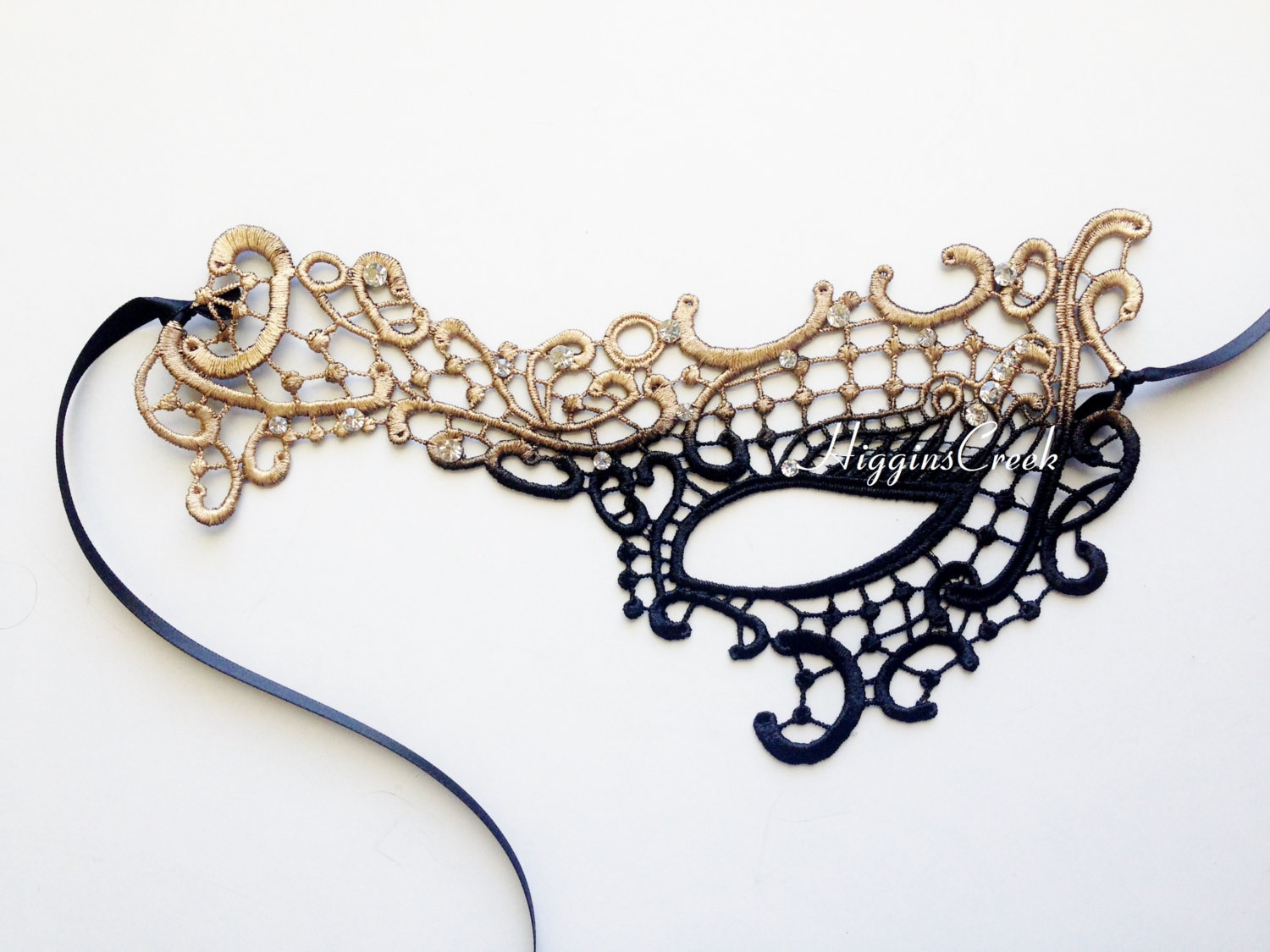 Half Face Mask Phantom Lace Mask Phantom Halloween Mask - Etsy
