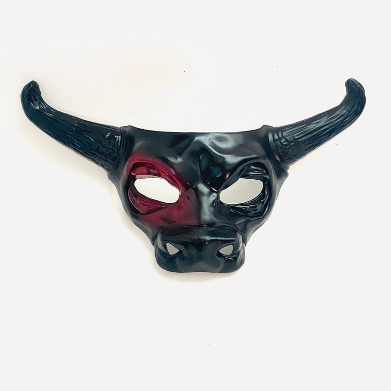 Masquerade Mask Bull Horn Mask Halloween Rodeo Mask Halloween - Etsy