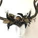 Rustic Woodland Headpiece Deer Antler Headdress Forest Earth Pagan ...