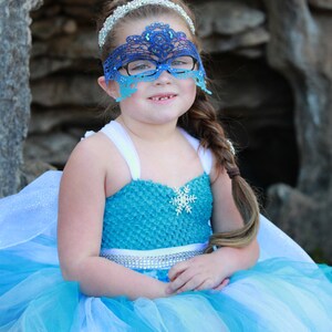 Peacock Kids Costume Mask Masquerade Mask for Children With Swarovski ...