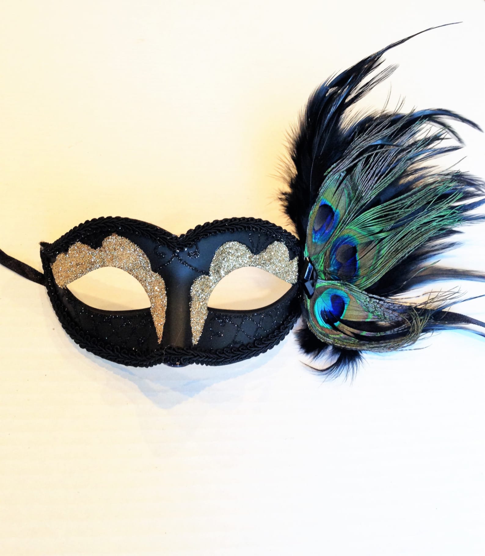 Peacock Feather Masks Feather Masquerade Mask Perfect Dance - Etsy