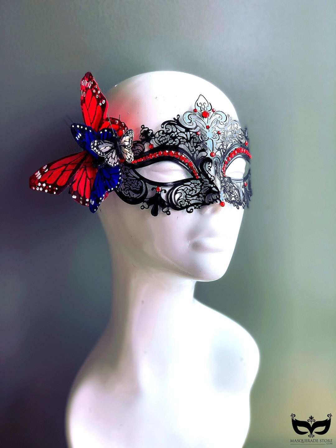 USA Patriot Masquerade Mask Women Masquerade Mask, July 4th Celebration ...
