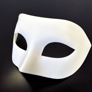 DIY Masquerade Mask, White Blank Mask, DIY Project, Arts and Crafts ...