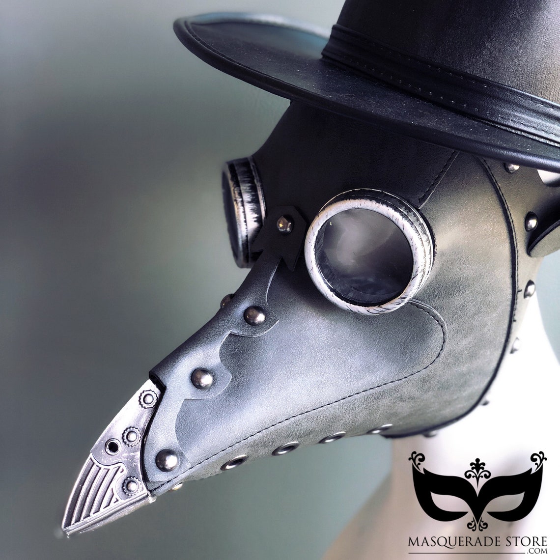 Pest Arzt Maske Hut Pestmaske Kunstleder Vogelmaske Jackdaw - Etsy.de