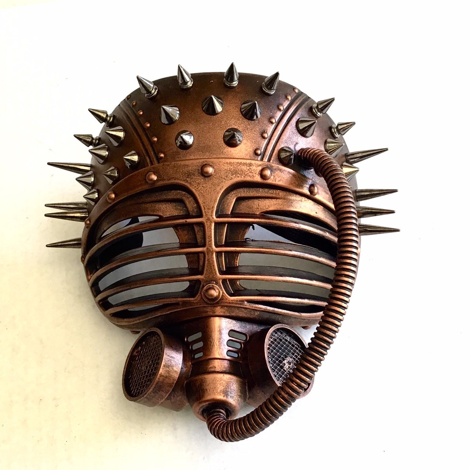 Spike Steampunk Mask Masquerade Mask Terminator Warrior - Etsy