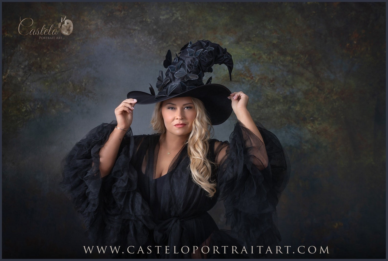 Black Witch Hat, One-size, Cone-shaped Wide Brim Hat - Etsy
