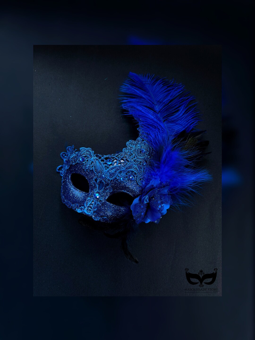 Blue Carnival Mask, Womens Masquerade Mask, Masquerade Ball, Masquerade ...