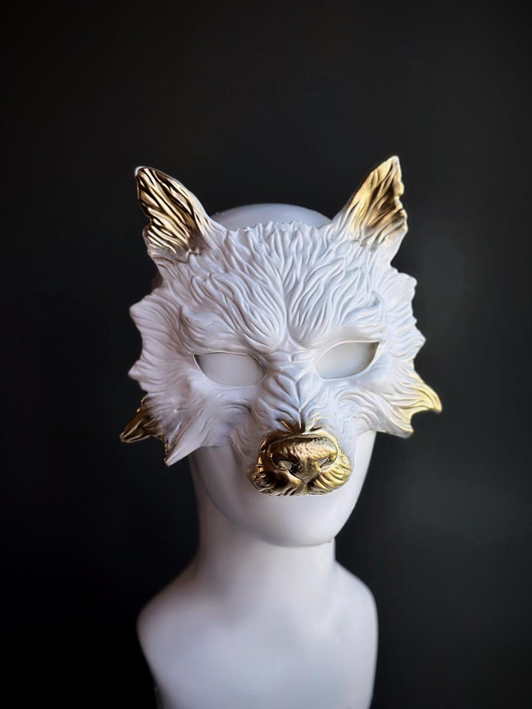Wolf Fursona Mask Wolf Masquerade Mask Werewolf Costume Mask Mens ...