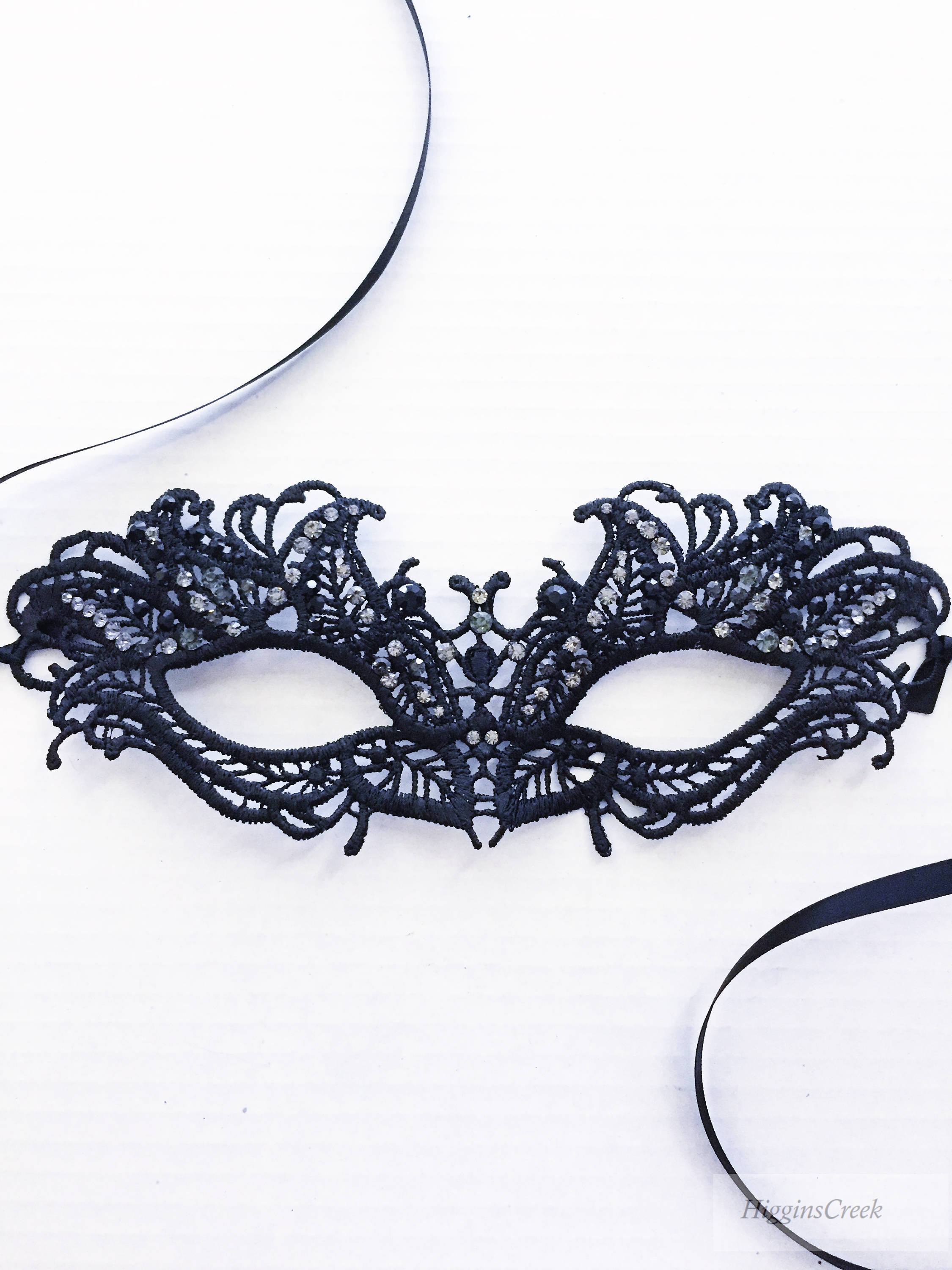 Black Lace Masks