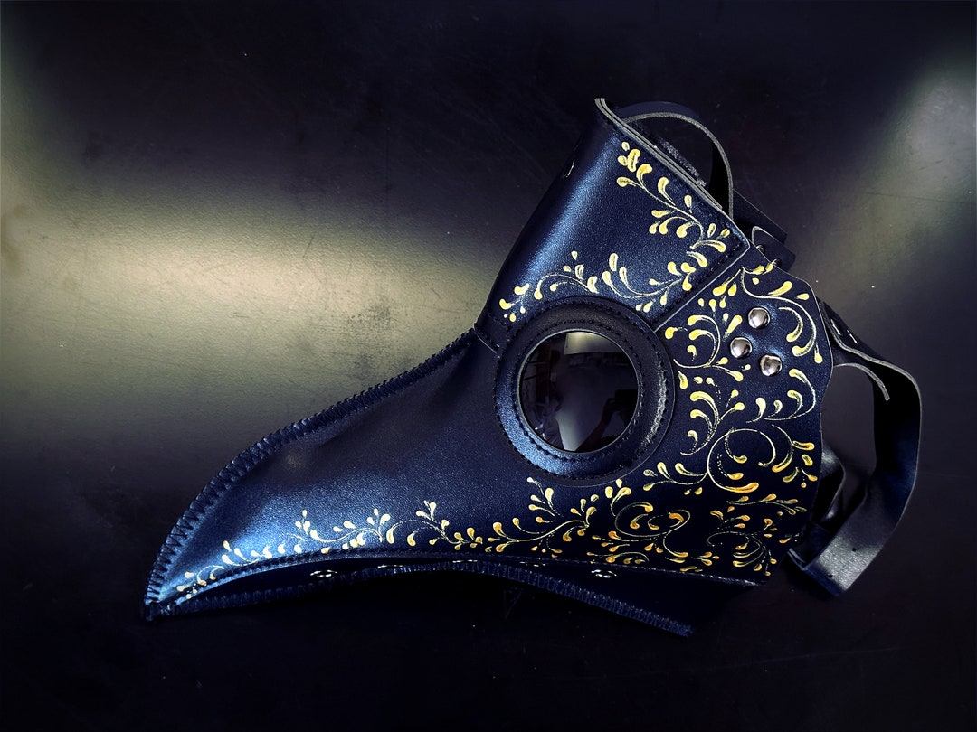Cosplay Bubonic Plague Mask - Black/gold - Adult - Etsy