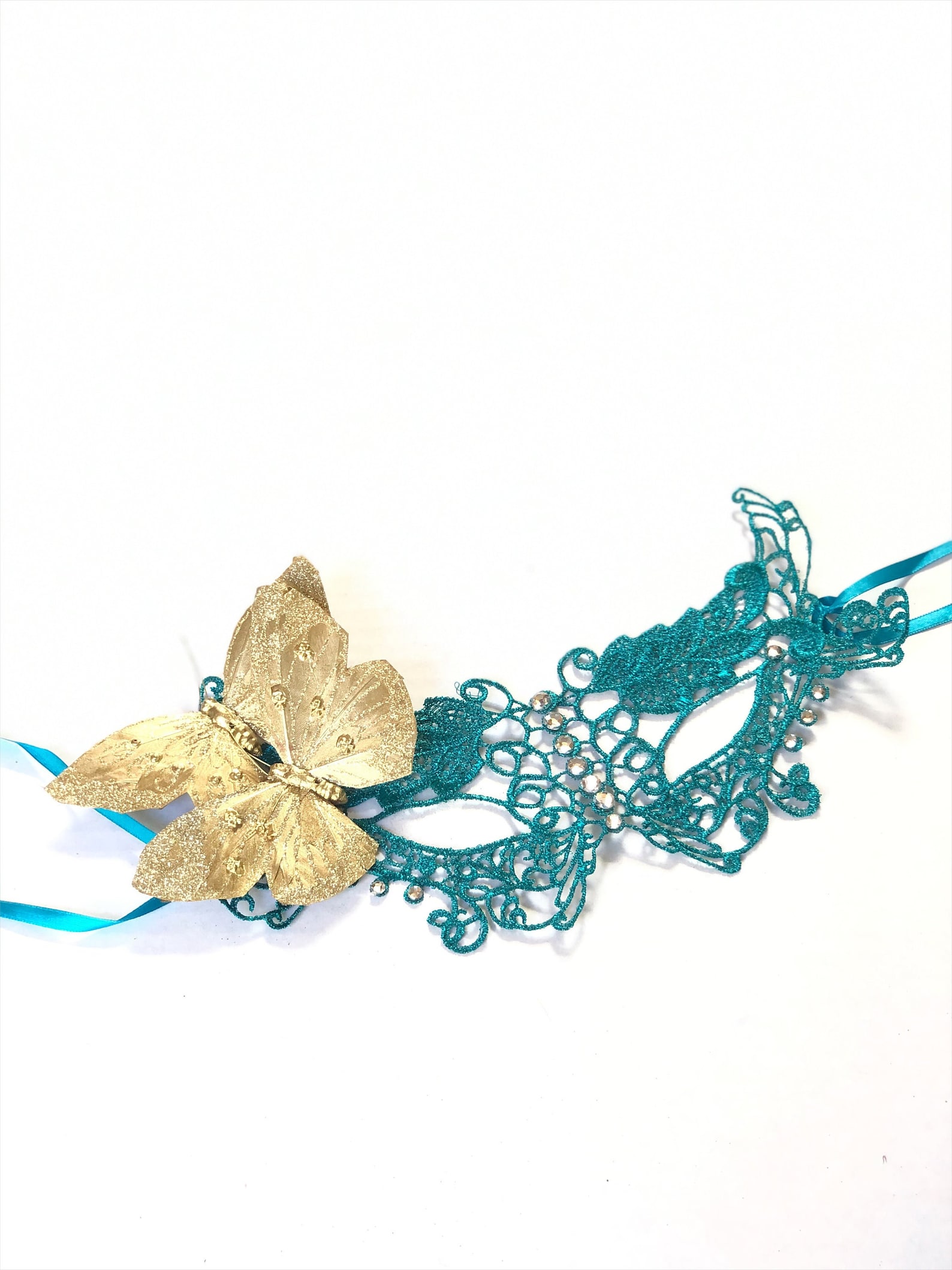 Masquerade Mask Woman Turquoise Teal Masquerade Mask Women - Etsy