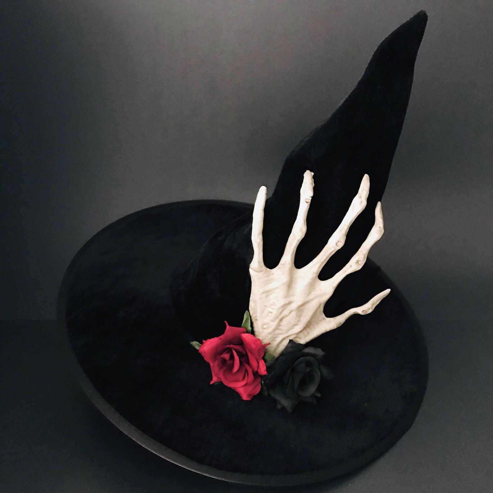 Black Witch Hat PUMPKIN Hat Witch Hat Wizard Hat Pointy Hat Wide Brim ...