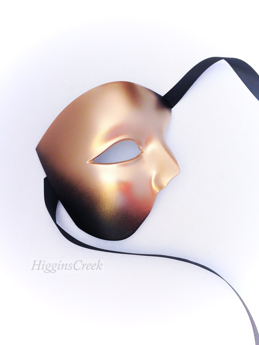 Masquerade Masks, Gold Mens Masqerade Mask, Halloween Mask for Men ...
