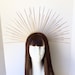 Sunburst Crown L Zip Tie Saint Headpiece L Gold Spiked Halo Headdress L ...