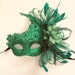 Emerald Green Masquerade Mask Women Masquerade Ball Masks Green Women ...