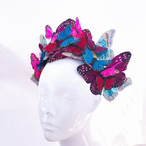 Butterfly Headdress Headband Monarch Butterfly Headpiece, Butterfly ...