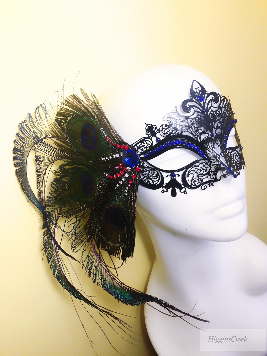 July 4th Masquerade Ball Masks Women Feather Fourth of July Masks ...