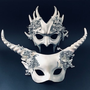 White Masquerade Mask Woman White Lace Mask White Masked Ball Mask ...