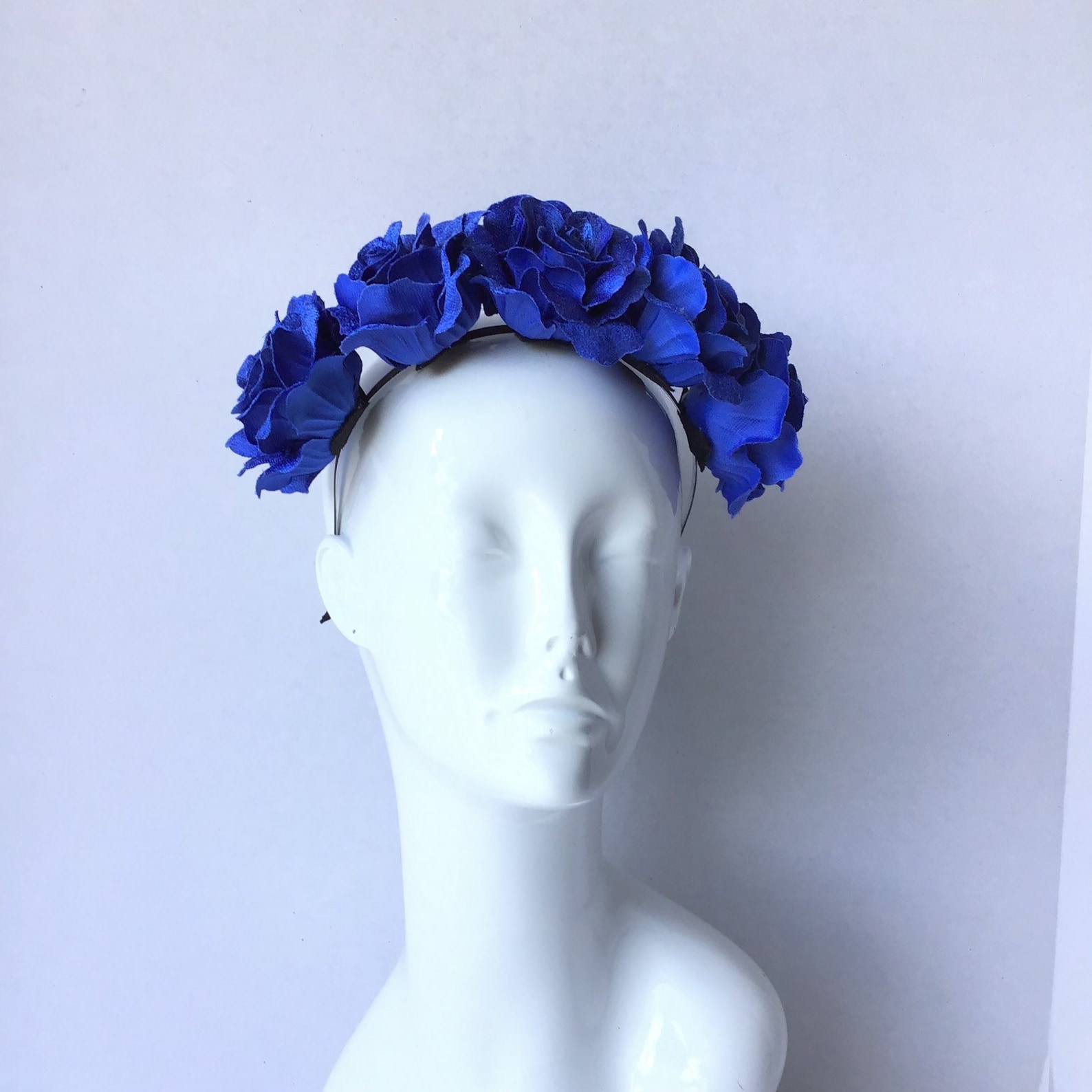 Dark Red Rose Hairpiece Rose Crown Photography Props Flower - Etsy