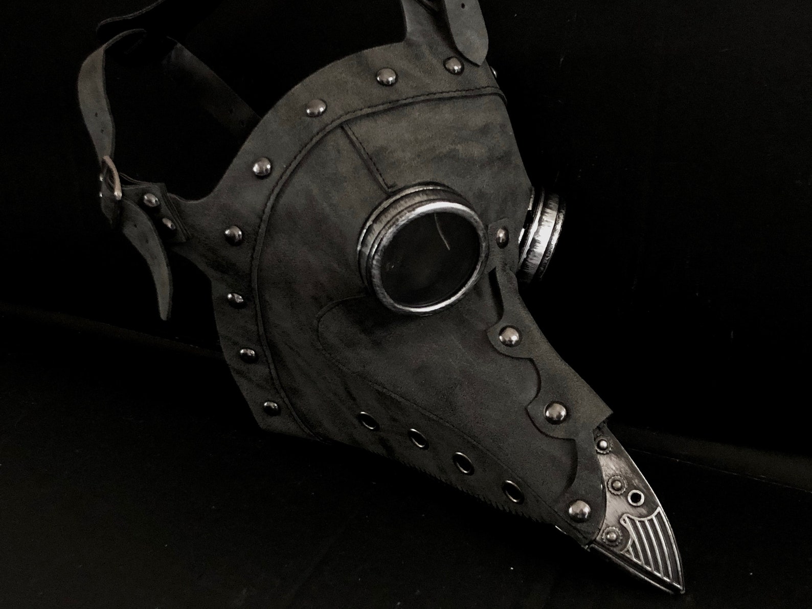 Plague Doctor Hat Black plague doctor halloween costume | Etsy